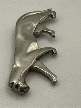 Jewelry | Vintage Made In England Silver Tone Panther Brooch Pin Rare ...